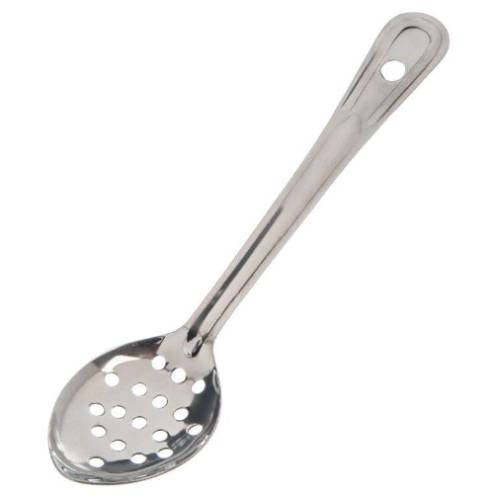 Steel King Basting Spoon 390MM Spotted - Kloppers