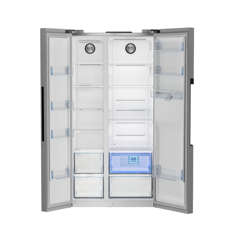 Defy 555L Naturelight Side by Side Fridge Freezer - DFF547 - Kloppers